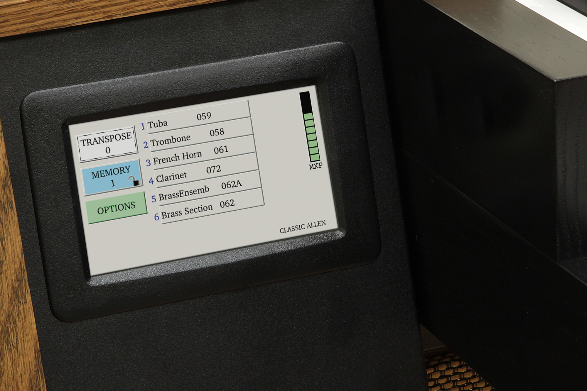 Allen Organ Historique IIG Studio Organ